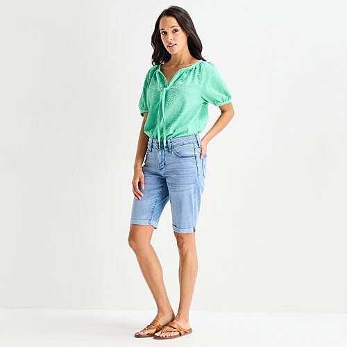 Click here for St. Johns Bay Womens 11 Bermuda Short  14  Blue prices