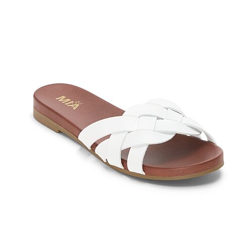 Click here for Mia Girl Womens Neutrals Slide Sandals  9 Medium... prices