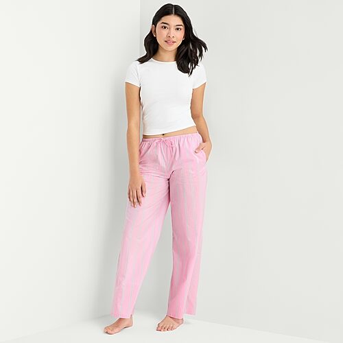 Click here for Arizona Body Womens Juniors Poplin Pajama Pants  S... prices