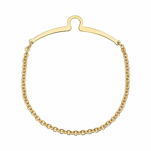 Click here for 14 Kt. Gold Electroplate Tie Chain  One Size  Yell... prices