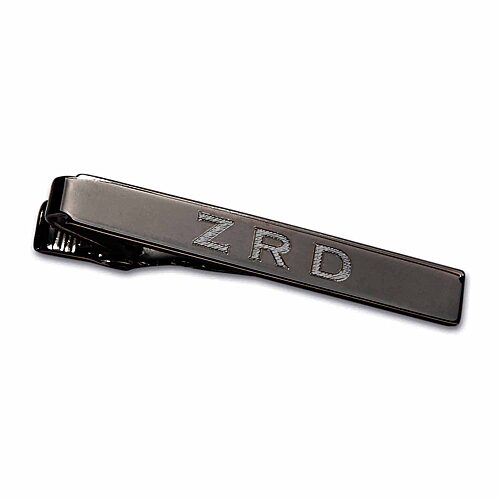 Click here for Personalized Gunmetal Tie Bar  One Size  Gray prices