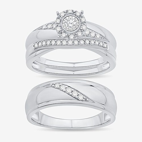Click here for Unisex Adult 1/3 CT. T.W. Natural White Diamond 10... prices