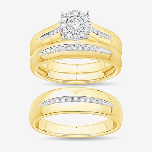 Click here for Unisex Adult 1/3 CT. T.W. Natural White Diamond 10... prices