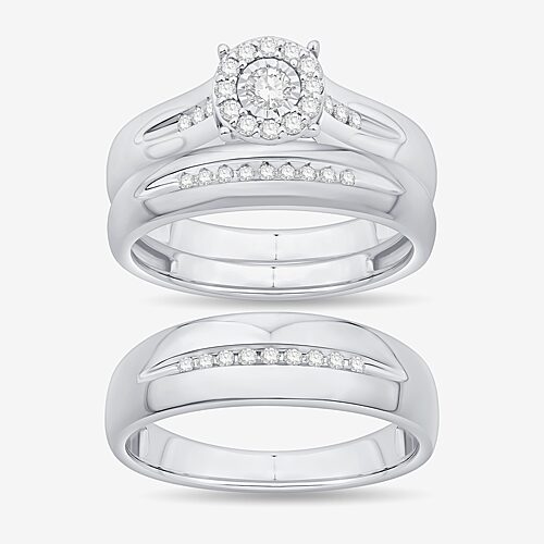 Click here for Unisex Adult 1/3 CT. T.W. Natural White Diamond 10... prices