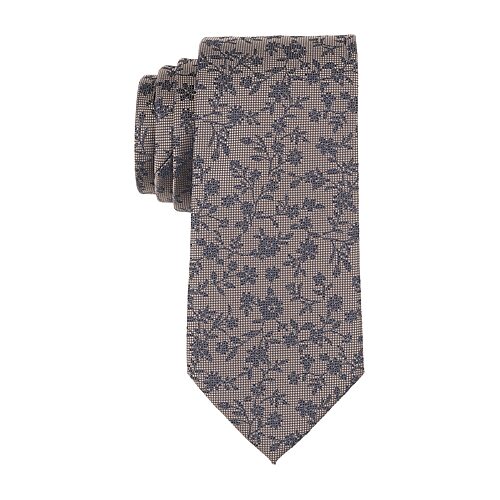 Click here for J. Ferrar Sheridan Floral Tie  One Size  Beige prices
