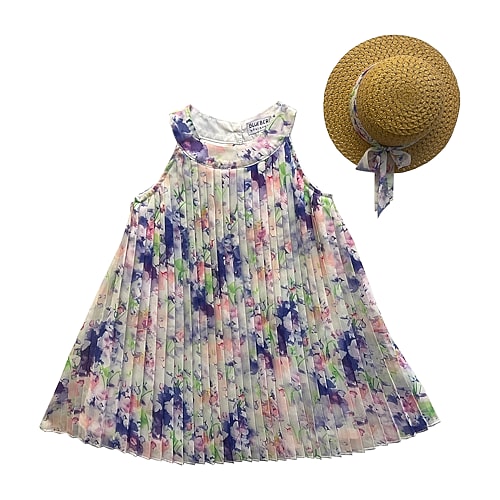 Click here for Blueberi Boulevard Toddler Girls Sleeveless A-Line... prices