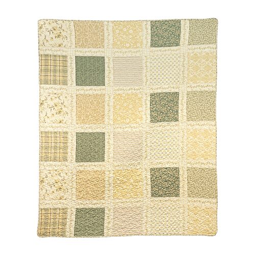 Donna Sharp Meadow Cotton Quilted Throw