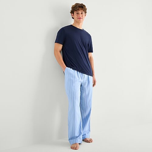 Click here for Arizona Mens Flannel Pajama Pants  Small  Blue prices
