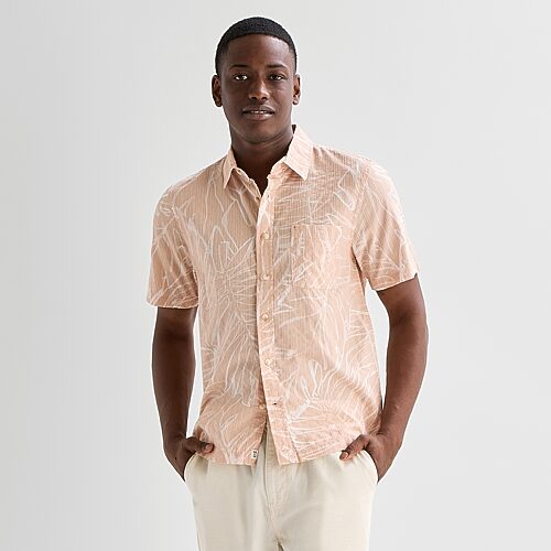Click here for mutual weave Mens Short Sleeve Relaxed Fit Button-... prices