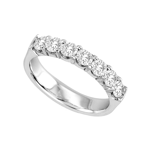 Click here for 1 CT.T.W. Natural Diamond Band 14K White Gold  6... prices