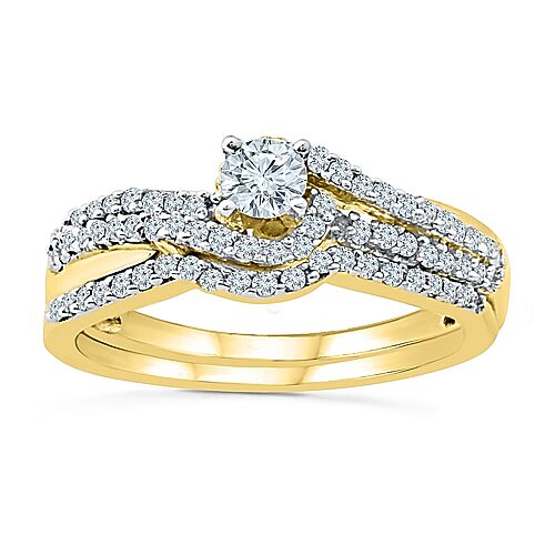 Click here for Womens 1/2 CT. T.W. Natural White Diamond 10K Gold... prices