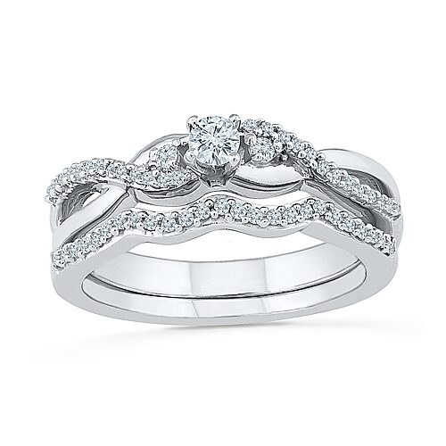 Click here for Womens 1/3 CT. T.W. Natural White Diamond 10K Gold... prices