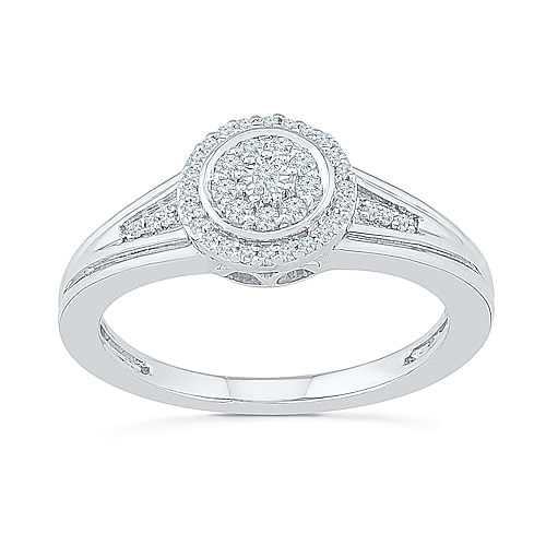 Click here for Promise My Love Womens 1/6 CT. T.W. Natural White... prices