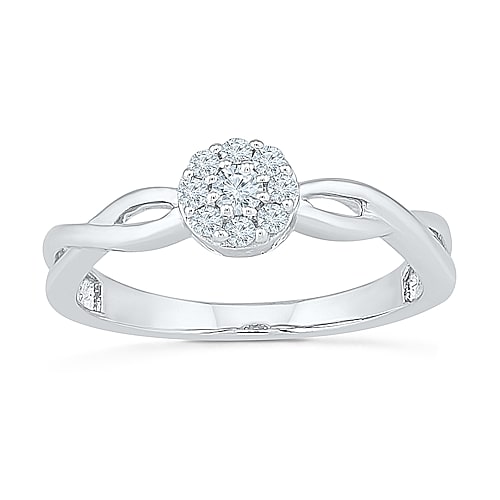 Click here for Promise My Love Womens 1/6 CT. T.W. Natural White... prices
