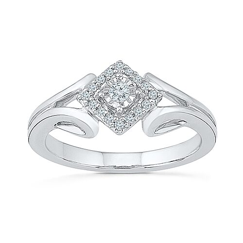 Click here for Promise My Love Womens 1/6 CT. T.W. Natural White... prices