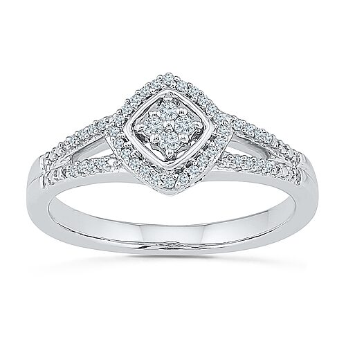 Click here for Promise My Love Womens 1/6 CT. T.W. Natural White... prices