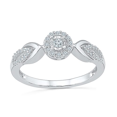 Click here for Promise My Love Womens 1/5 CT. Natural White Diamo... prices