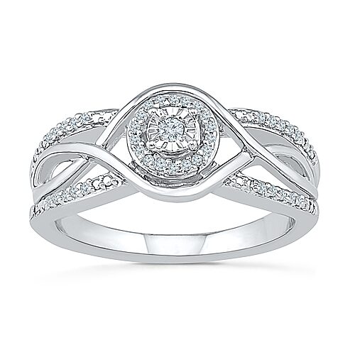 Click here for Promise My Love Womens 1/6 CT. T.W. Natural White... prices