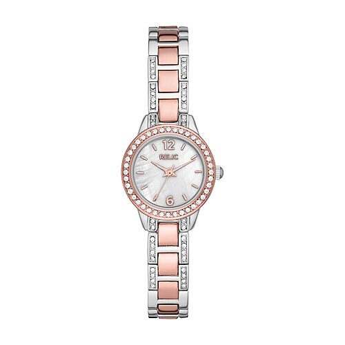 Click here for Relic By Fossil Tenley Womens Crystal Accent Two T... prices