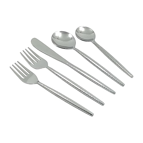 Click here for Vibhsa Hammered 20-pc. Flatware Set  One Size  Sil... prices