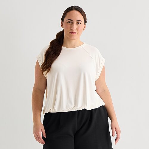 Click here for Stylus Womens Plus Crew Neck Short Sleeve T-Shirt... prices