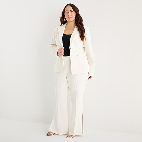 Click here for Bold Elements Womens Plus Bootcut Mid Rise Trouser... prices