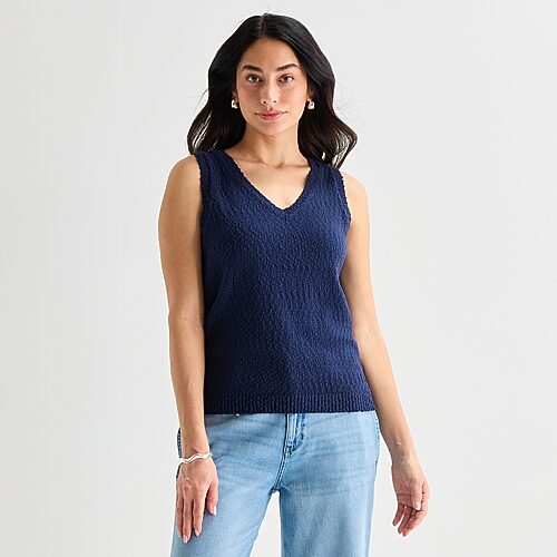 Click here for St. Johns Bay Womens V Neck Sleeveless Pullover Sw... prices