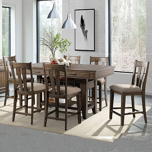Click here for Rustic River 7-Piece Kitchen Island Dining Set  On... prices