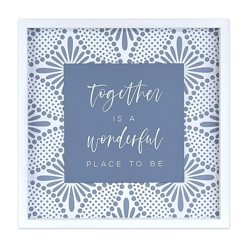 Click here for 18x18 Together Is A Wonderful Place To Be  One Siz... prices