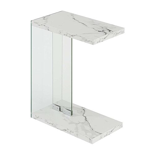 Click here for Convenience Concepts Soho C Table  One Size  White prices