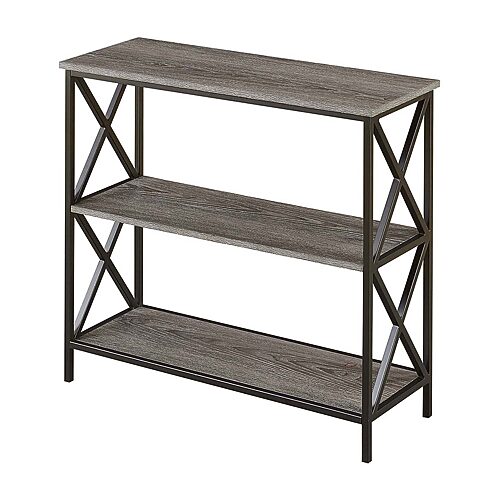 Click here for Tucson 3-Tier Bookcase  One Size  Gray prices