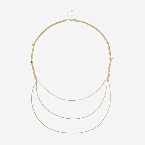 Click here for Bold Elements Gold Tone Womens 36 Inch Chain Neckl... prices
