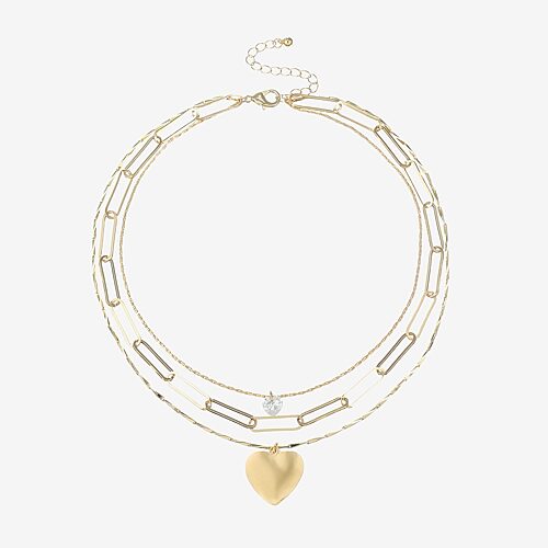 Click here for Bold Elements Gold Tone Womens 18 1/2 Inch Strand... prices