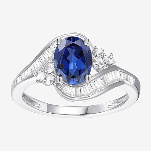 Click here for Womens Gemstone 14K Gold Over Silver Crossover Sid... prices