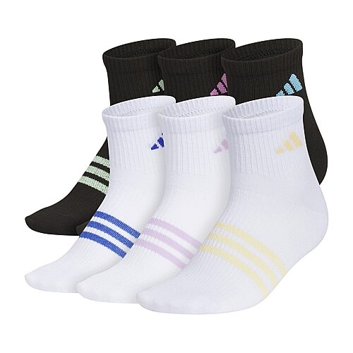 Click here for adidas Little & Big Girls 6 Pair Quarter Socks  Me... prices
