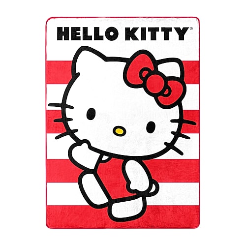 Click here for Northwest Stripes Hello Kitty Midweight Throw  One... prices