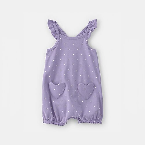 Click here for Carters Baby Girls Sleeveless Polka Dot Romper  12... prices