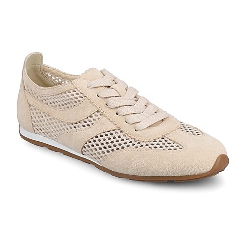 Journee Collection Chasse Womens Sneakers  10 Medium  Beige