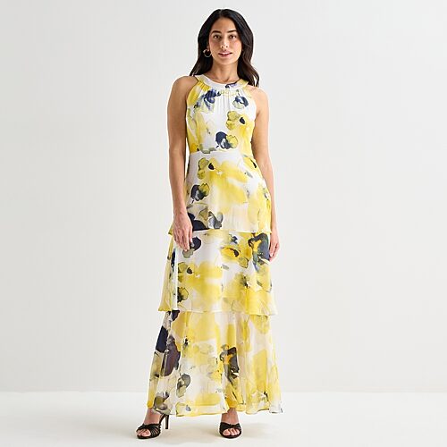 Click here for Marc New York Womens Halter Neck Sleeveless Maxi D... prices