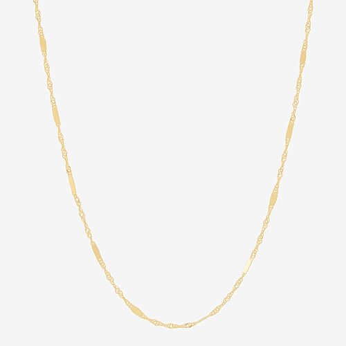 Click here for Made in Italy Womens 10K Gold 18 Inch Singapore Ch... prices