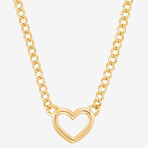 Click here for Limited Quantities! Womens 10K Gold Heart 18 Inch... prices