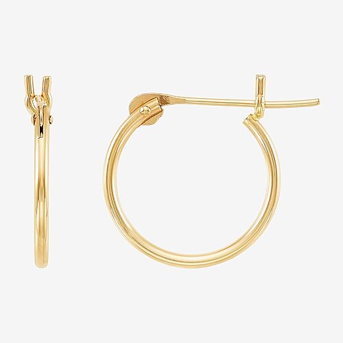 Click here for Limited Quantities! Girls 10K Gold 12mm Hoop Earri... prices