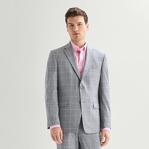 Click here for Van Heusen Mens Modern Fit Windowpane Suit Jacket... prices