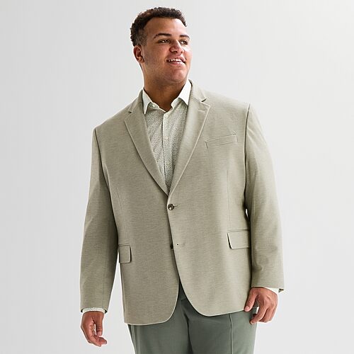 Click here for J. Ferrar 360 Stretch Knit Texture Mens Big and Ta... prices