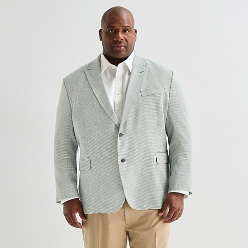 Click here for Stafford Mens Big and Tall Regular Fit Sport Coat... prices