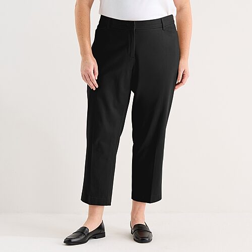 Click here for Liz Claiborne Emma Womens Plus Slim Mid Rise Flat... prices