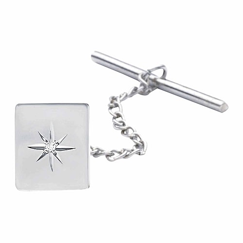 Click here for Tie Tack  One Size  Gray prices