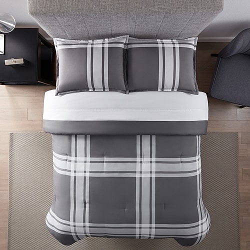Click here for Serta Jax Complete Bedding Set with Sheets  One Si... prices