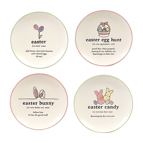 Click here for Certified International Easter Words Canape Plates... prices
