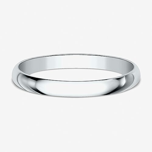 Click here for Womens 2MM Gold Wedding Band  4 1/2  White prices